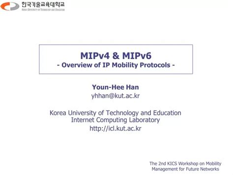 Ppt Mipv4 And Mipv6 Overview Of Ip Mobility Protocols Powerpoint
