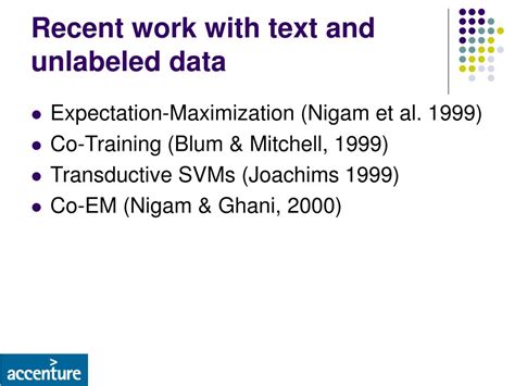 ppt combining labeled and unlabeled data for multiclass text