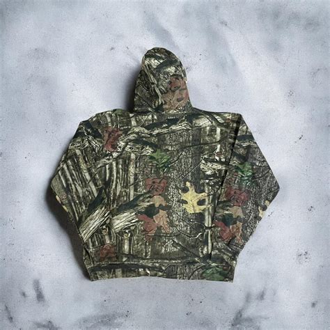 Vintage Mens Realtree Camo Hoodie L Bless Up Vintage