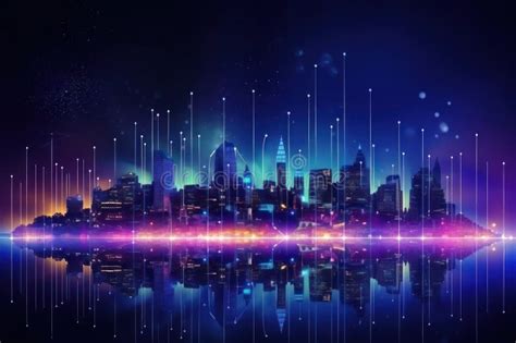 Smart Citydigital Transformationcityscape Telecommunication And Communication Network Concept