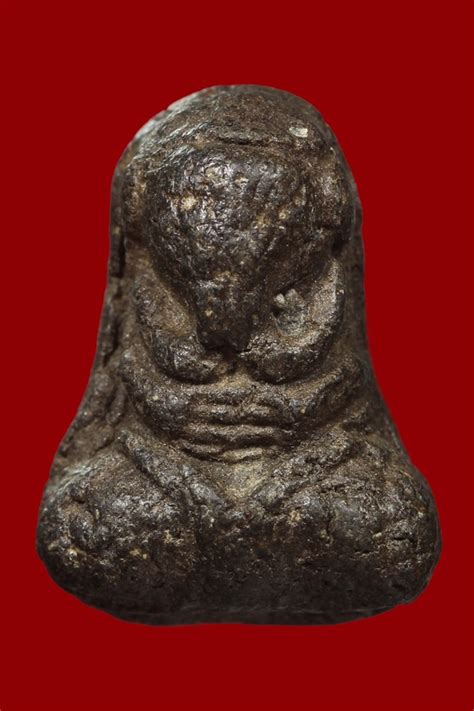 พระปิดตา หลวงปู่เอี่ยม วัดหนัง เนื้อผงคลุกรัก ค่ะ พระเครื่อง พระแท้ Webpra เว็บ พระ คอม