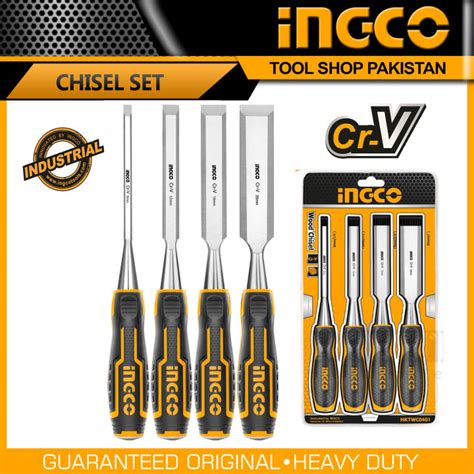 Ingco Industrial 4pcs Wood Chisel Set Ms Darazpk