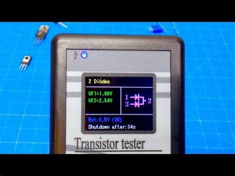 Multifunction Transistor Tester Mega328 1 8 LCD Display First Look Test Kevin Gittemeier