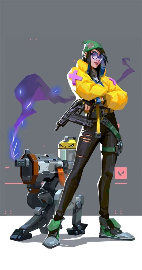 Killjoy Neon Valorant Reference Valorant Agent Concept Neon