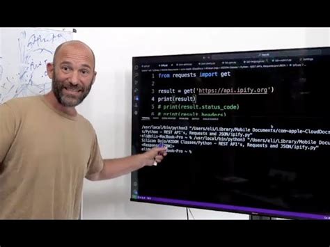 Free Video Python Rest Apis Requests And Json From Eli The Computer