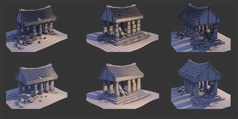 Artstation 3d Temple Exercise