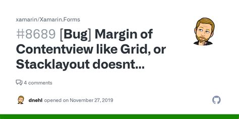 Bug Margin Of Contentview Like Grid Or Stacklayout Doesnt Work Inside RefreshView Issue