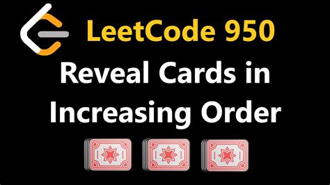 Reveal Cards In Increasing Order Leetcode 950 Python Youtube