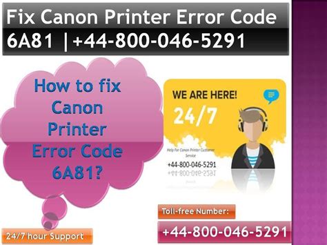 How To Fix Canon Printer Error Code A