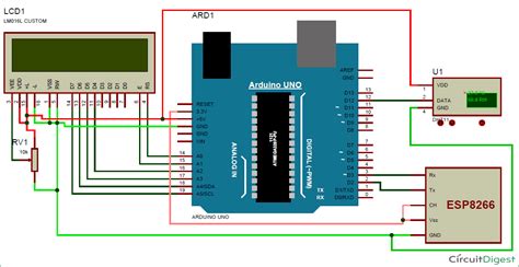 Temperature And Humidity Monitoring Over Internet Using Arduino And Thingspeak Iot Project