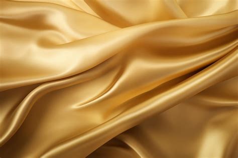 Premium AI Image | Golden satin background with some smooth lines in it