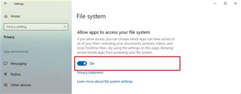 How To Block Apps Access To File System On Windows 10 • Pureinfotech