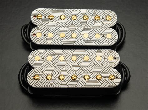 Special Edition Polymath 7 String Humbucker Set White Gold Polymath Etch Limited Edition
