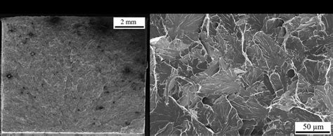 46 Fracture Surface Of 06c03nb Steel Cooled At 5℃s And Download Scientific Diagram