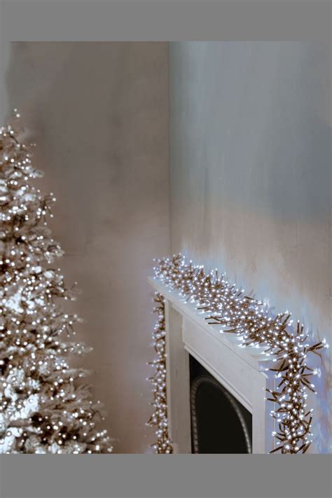 Led Clusters With Timer Lights By Premier Decorations Ltd White