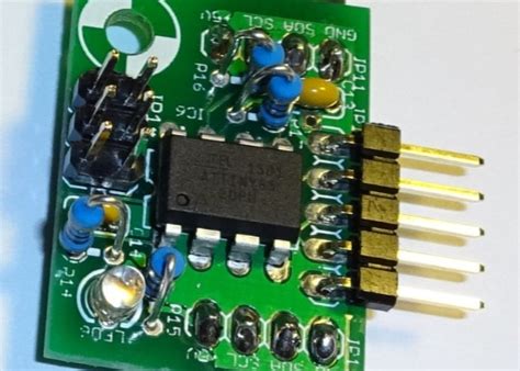 At Tiny85 Tiny Serial I2c Oled Display Share Project Pcbway