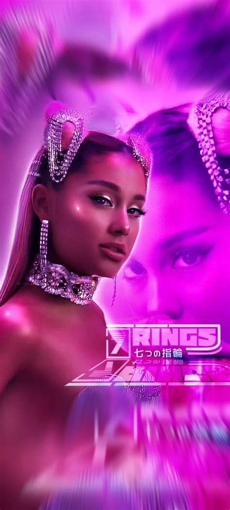 Ariana Grande 7 Rings Edit Wallpaper