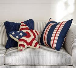 Americana Star Shaped Pillow Pottery Barn