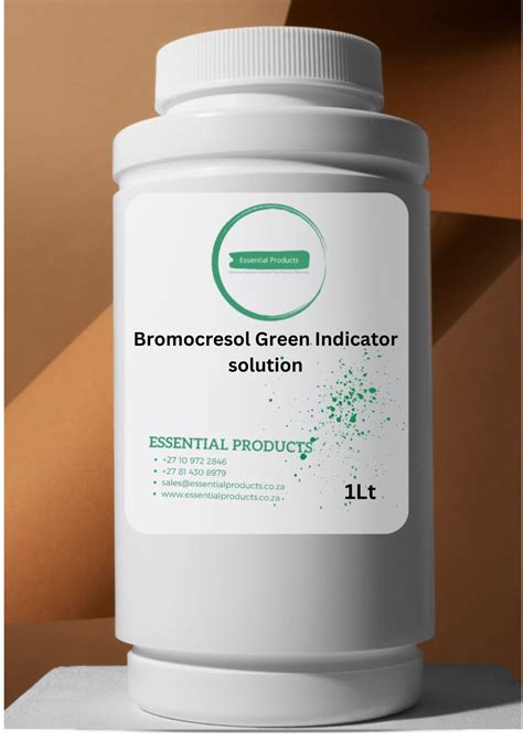 Bromocresol Green Indicator Solution 500ml Essential Products