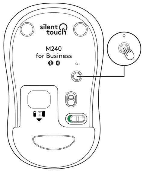 Logitech M240 Silent Bluetooth Mouse User Guide