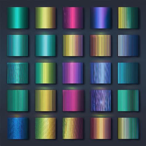 Gradient Colours Swatches Premium Ai Generated Image