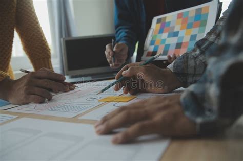 Website Designer Creative Planning Application Development Draft Sketch