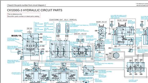 Kobelco Crawler Crane CK1200G 3 Electric Hydraulic Circuit Diagram