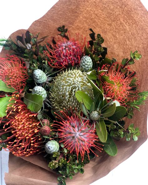 Orange Jubilee Bouquet The Protea Store