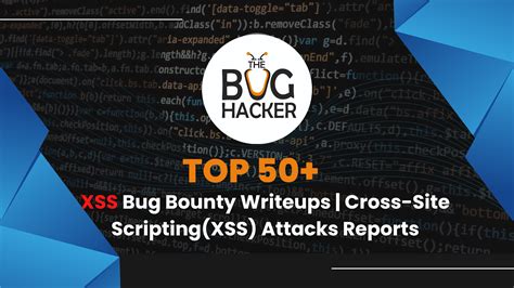 Top 50 Xss Bug Bounty Writeups Cross Site Scriptingxss Attacks Reports