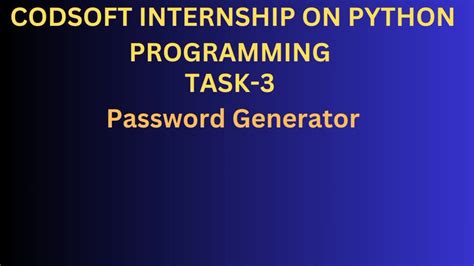 Ishak Gauri On Linkedin Pythondeveloper Passwordgenerator Cybersecurity