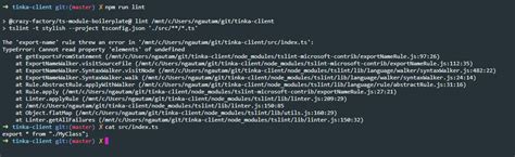 Export Name Throwing An Error · Issue 815 · Microsofttslint Microsoft Contrib · Github
