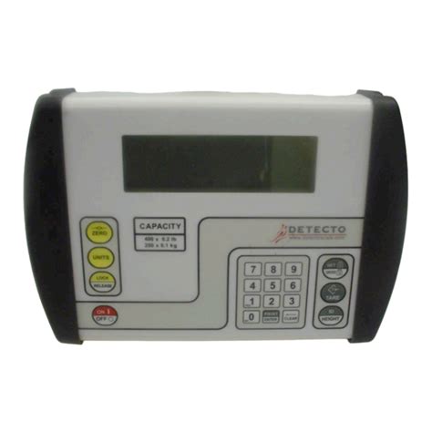 Detecto 758c Supplementary Manual Pdf Download Manualslib