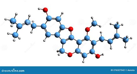 3d изображение скелетной формулы глициризола Иллюстрация штока иллюстрации насчитывающей
