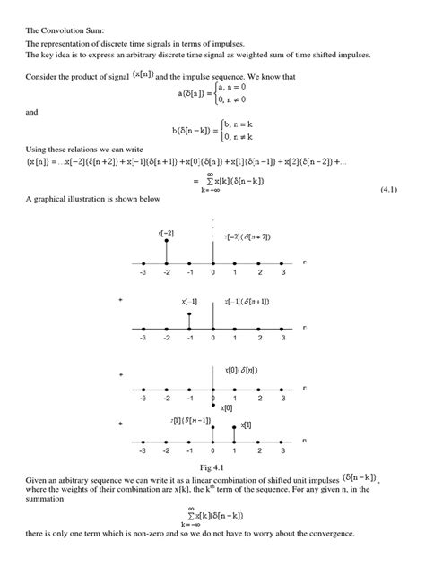 the convolution sum pdf convolution recurrence relation