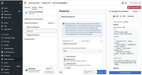How To Find And Use Webhook Output Parameters Ask The Community Palantir Developer Community
