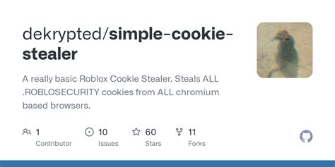 Github Dekryptedsimple Cookie Stealer A Really Basic Roblox Cookie Stealer Steals All