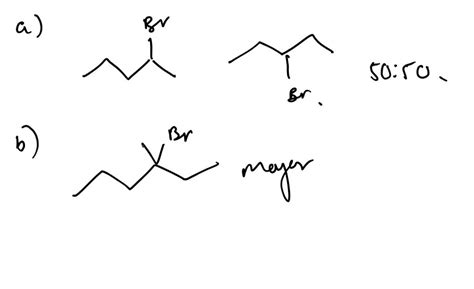 SOLVED 55 What Is The Major Product Of Each Of The Following Reactions A CH CH HBr