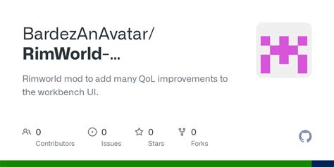 Github Bardezanavatarrimworld Improvedworkbenches Rimworld Mod To