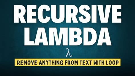 Mohammad Naveed On Linkedin Excel Recursive Lambda Create Loops With