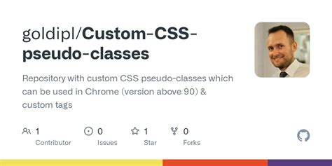 Github Goldiplcustom Css Pseudo Classes Repository With Custom Css