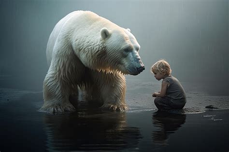 Ai产生的 北极熊 孩子 Pixabay上的免费图片 Pixabay