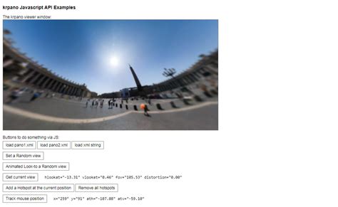 Krpano Examples Usage
