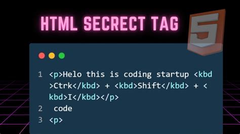 Html Secret Tags In 1 Minute Part 1 Html Tutorial Youtube
