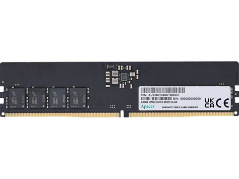 32gb Ddr5 4800 Mhz Apacer Desktop Memory Module Laptop Bg Технологията с теб
