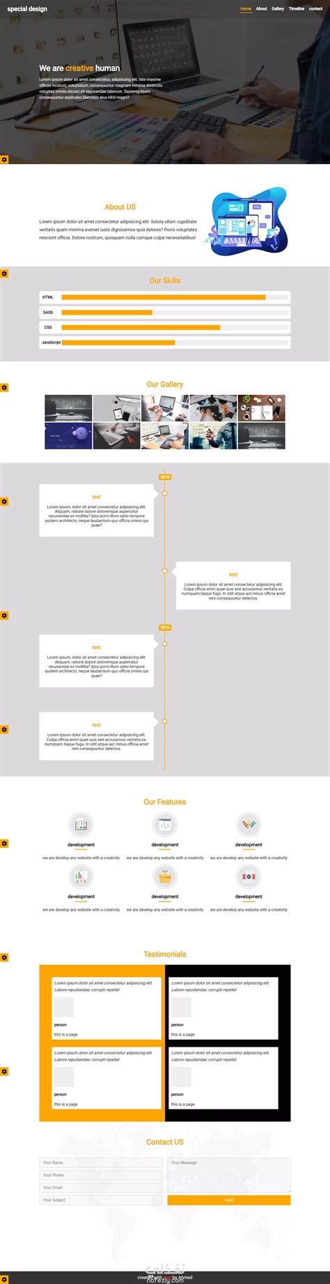 page with htmlandsassandjs نفذلي