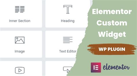 How To Create Custom Widget In Elementor Custom Plugin Wordpress Youtube