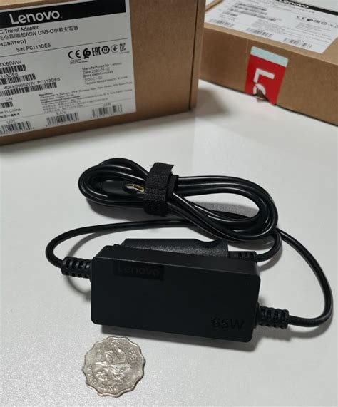 Lenovo W USB C DC Travel Adapter 電腦科技 電腦周邊及配件 電腦充電器 Carousell
