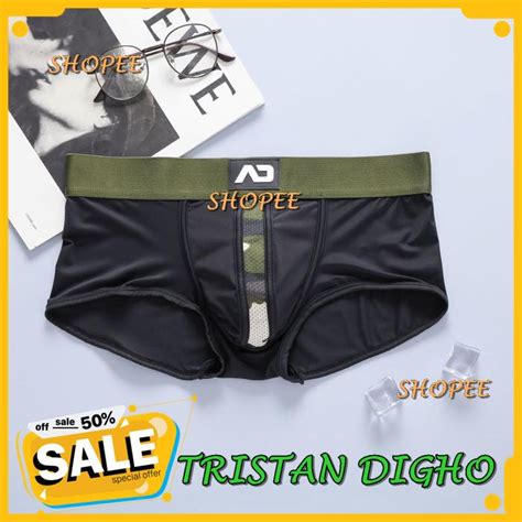Jual Ad Boxer Pria Sexy Boxer Pria Premium Brief Addicted 2 Warna