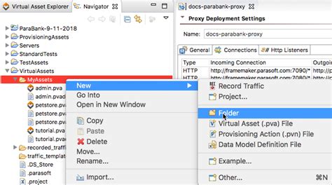 Adding Projects Virtual Assets And Responder Suites Virtualize 20221 Parasoft Documentation