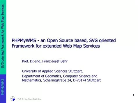 Ppt Phpmywms An Open Source Based Svg Oriented Framework For